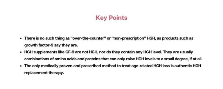 GF-9: Does it Help to Increase HGH Levels?